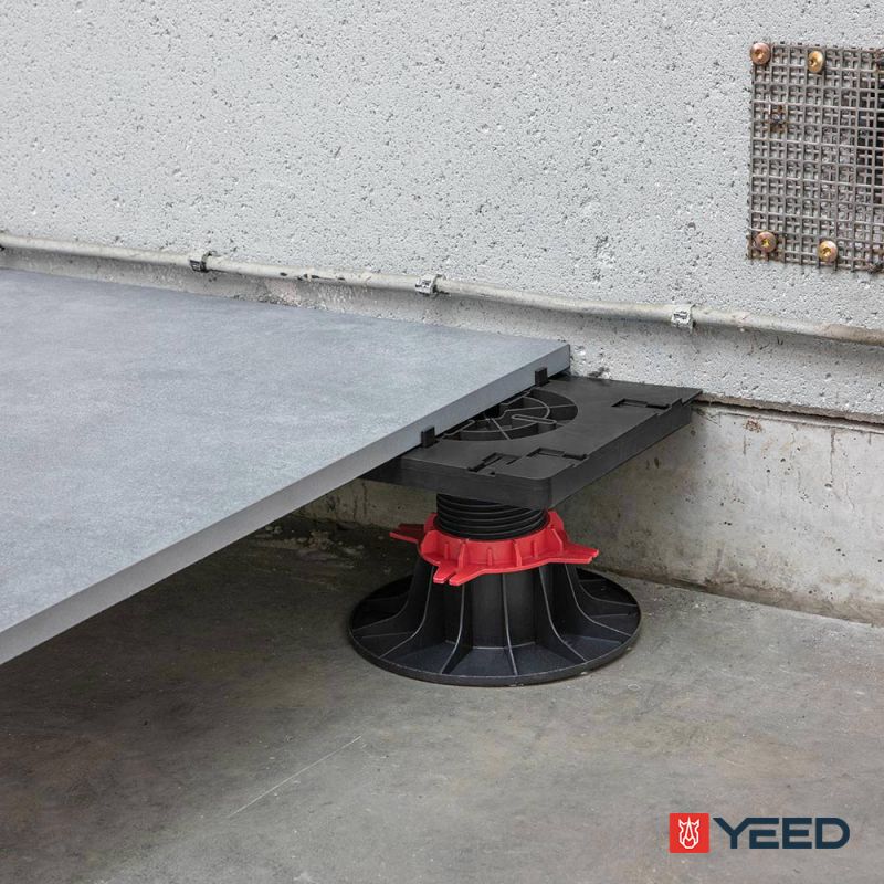 Plaque à dalle pour plot terrasse - YEED